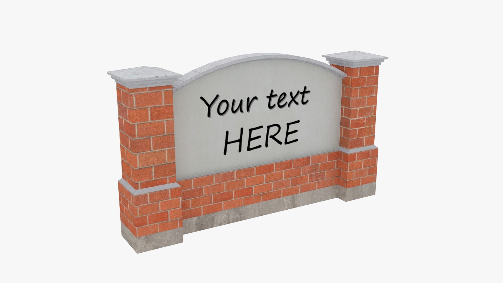 3ds Max Welcome Sign