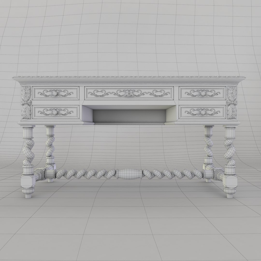 3d antique furniture model