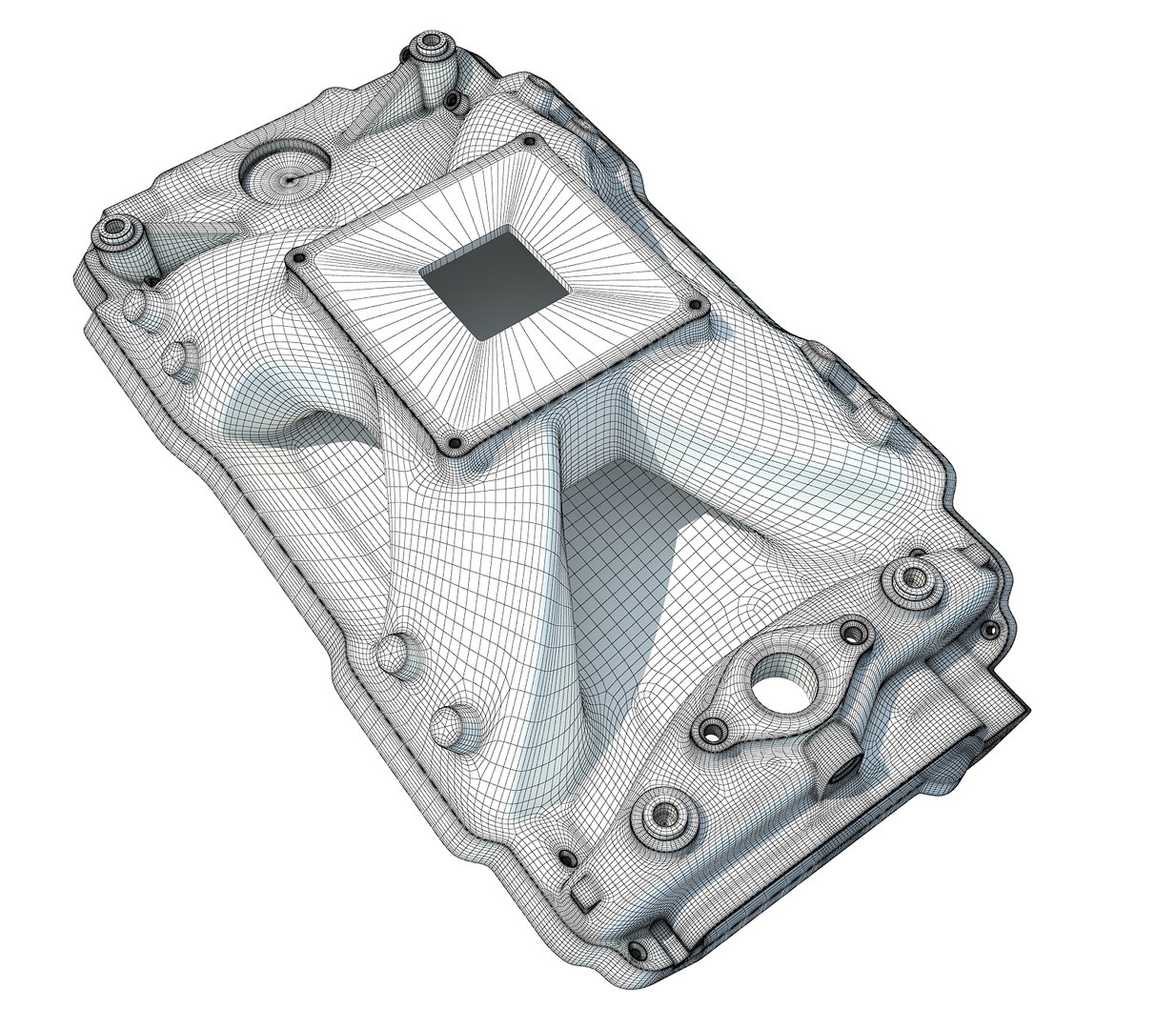 Intake Manifold 3D Model - TurboSquid 1171892