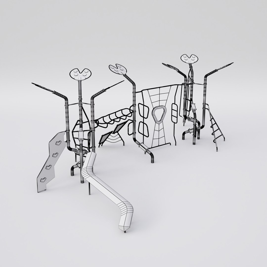 Ladybird Playground Set 3D Model - TurboSquid 1352243