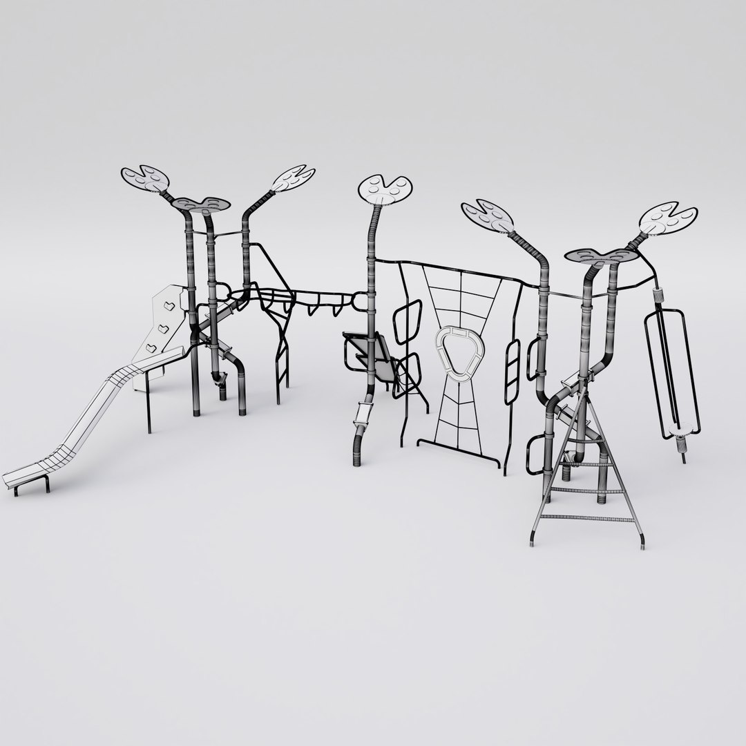 Ladybird Playground Set 3D Model - TurboSquid 1352243