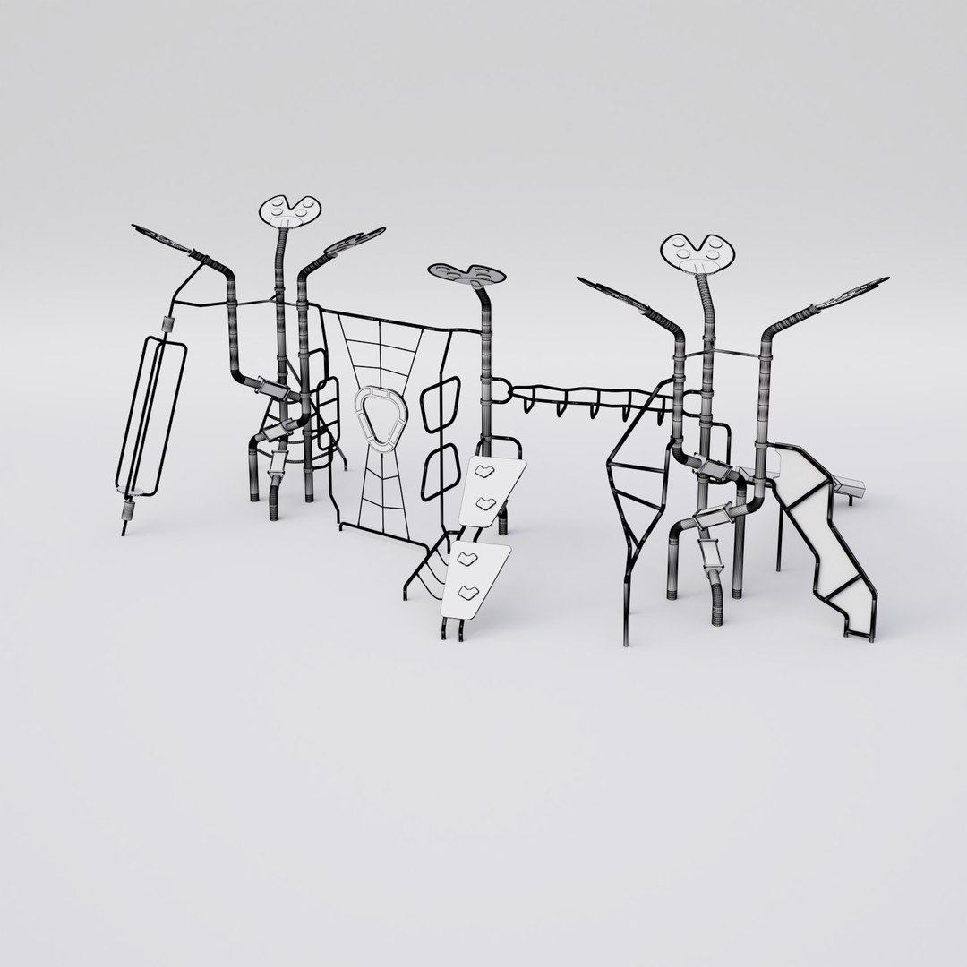 Ladybird Playground Set 3D Model - TurboSquid 1352243