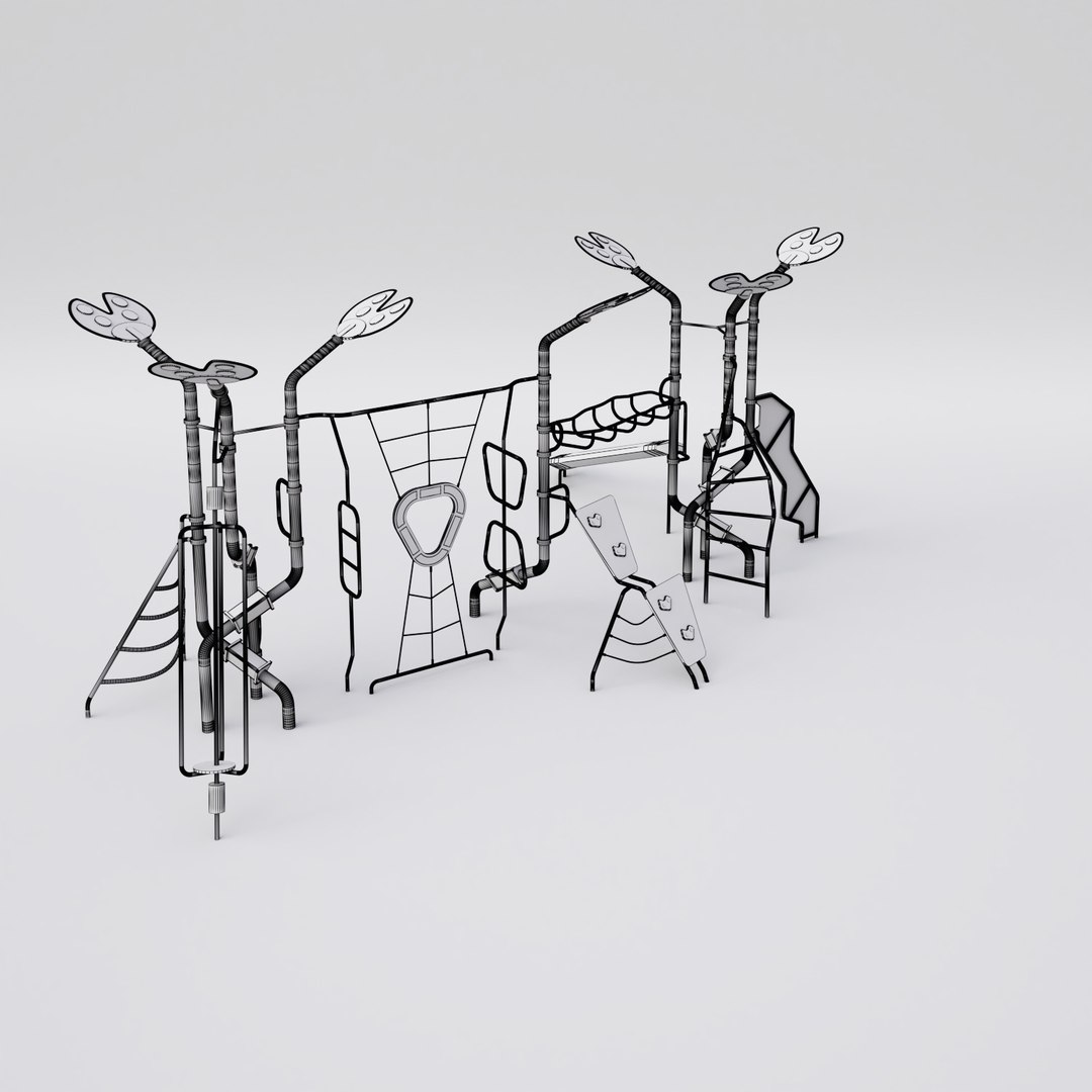 Ladybird Playground Set 3D Model - TurboSquid 1352243