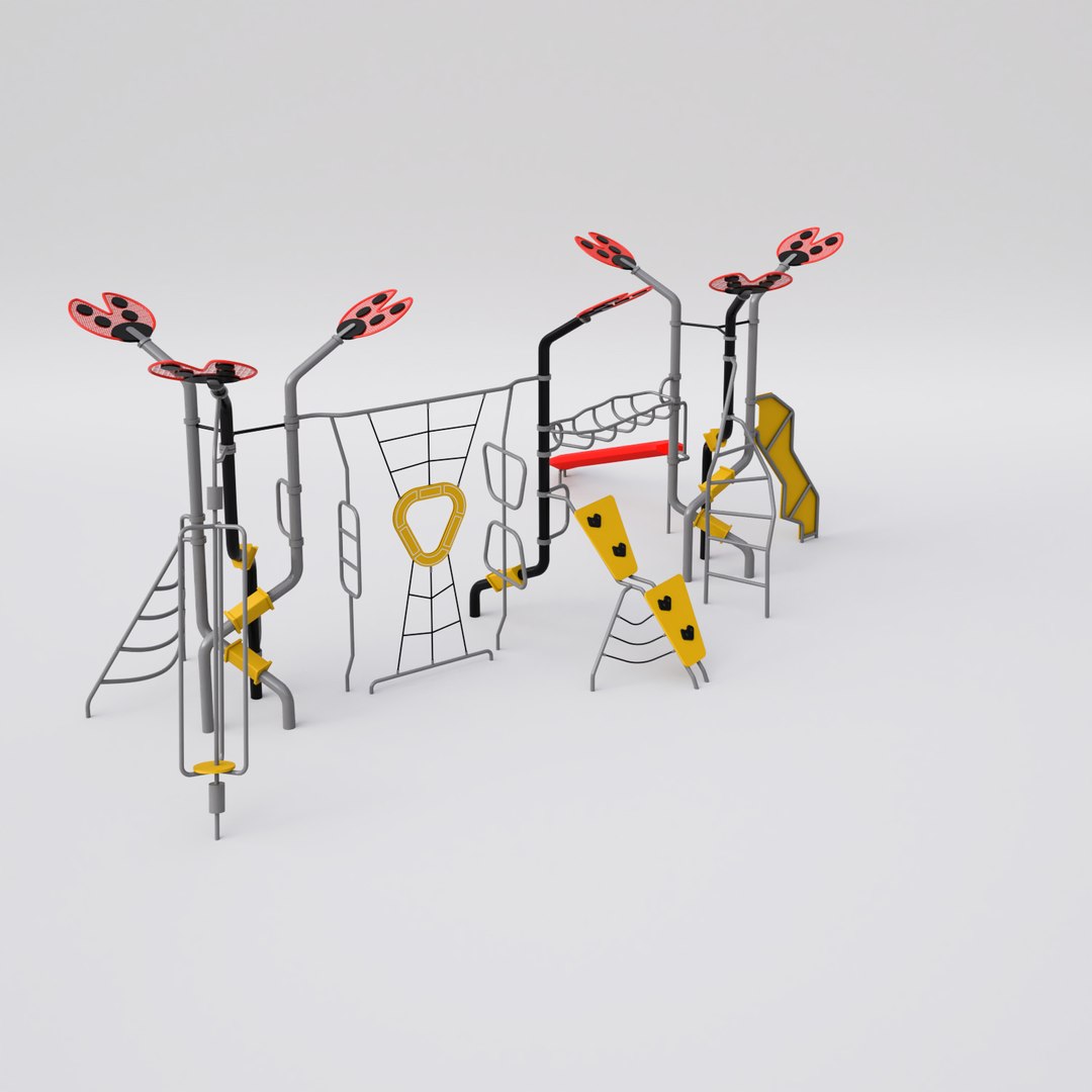 Ladybird Playground Set 3D Model - TurboSquid 1352243