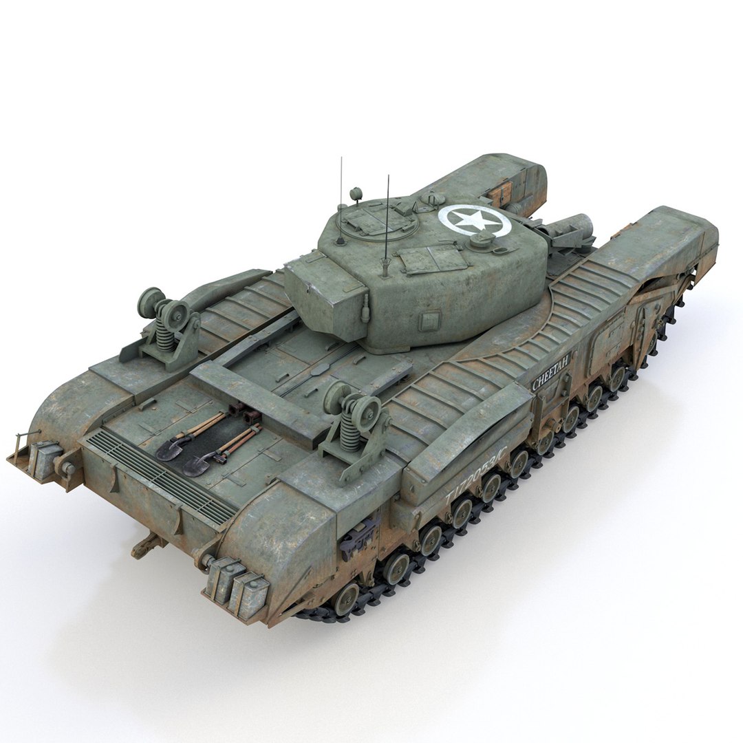 3D British Churchill Mk Iv - TurboSquid 1266232