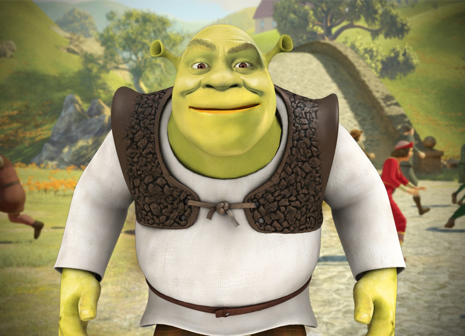 3d Model Shrek Photorealistic Pixar