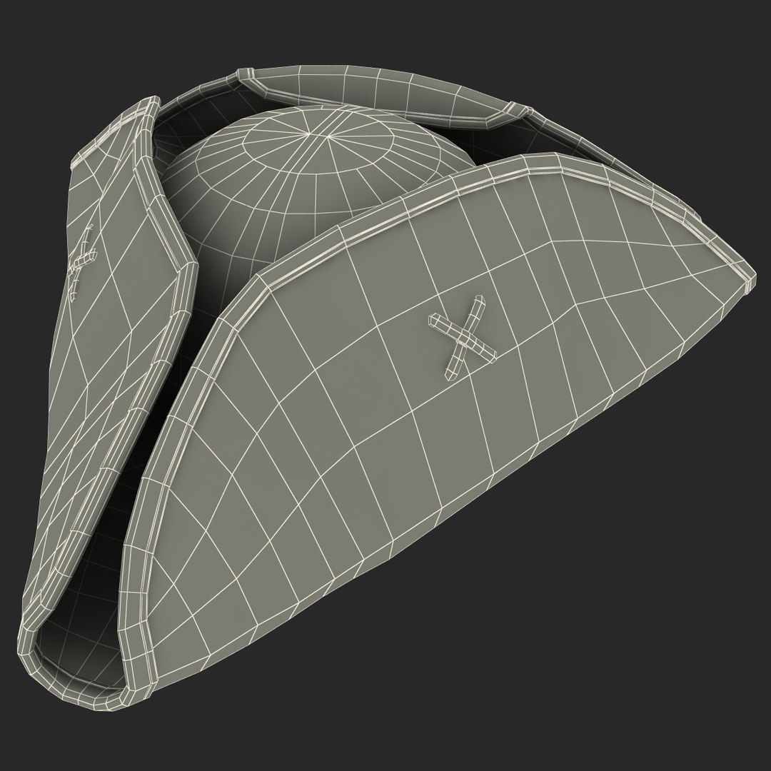 3d pirate hats model