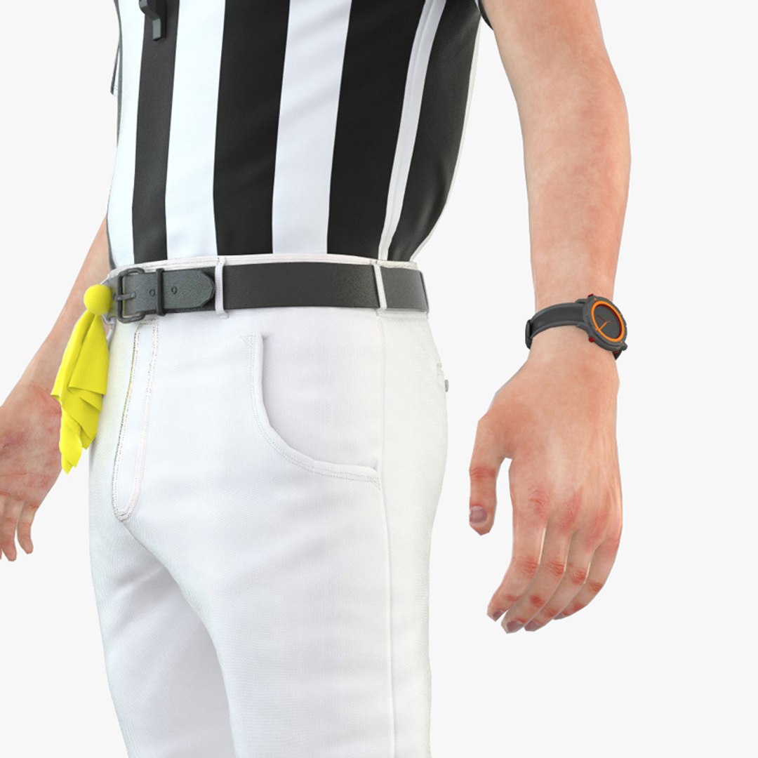 American Football Referee 3D Model - TurboSquid 1664026
