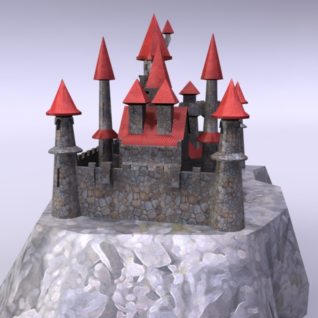 3d Cartoon Castle