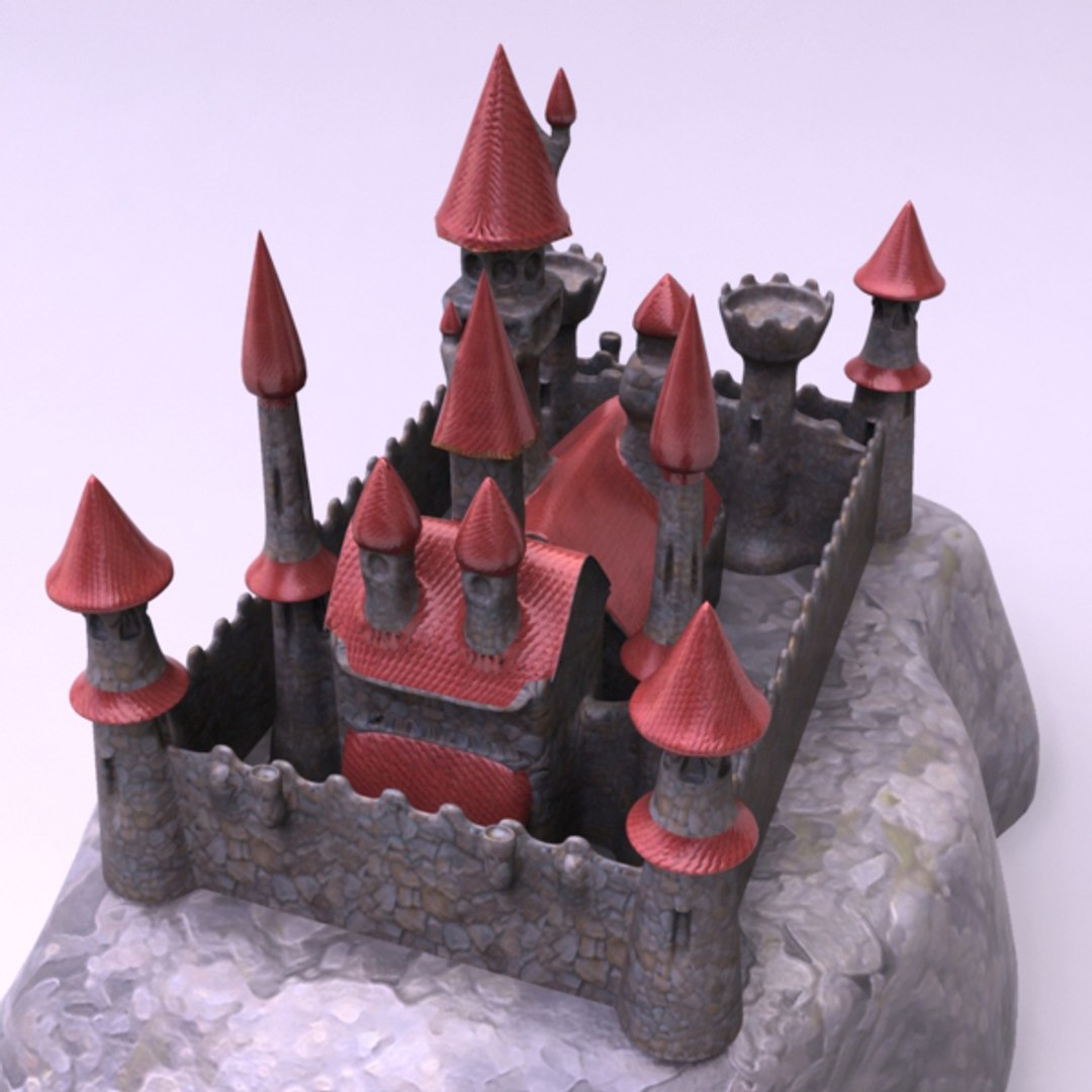 3d Cartoon Castle