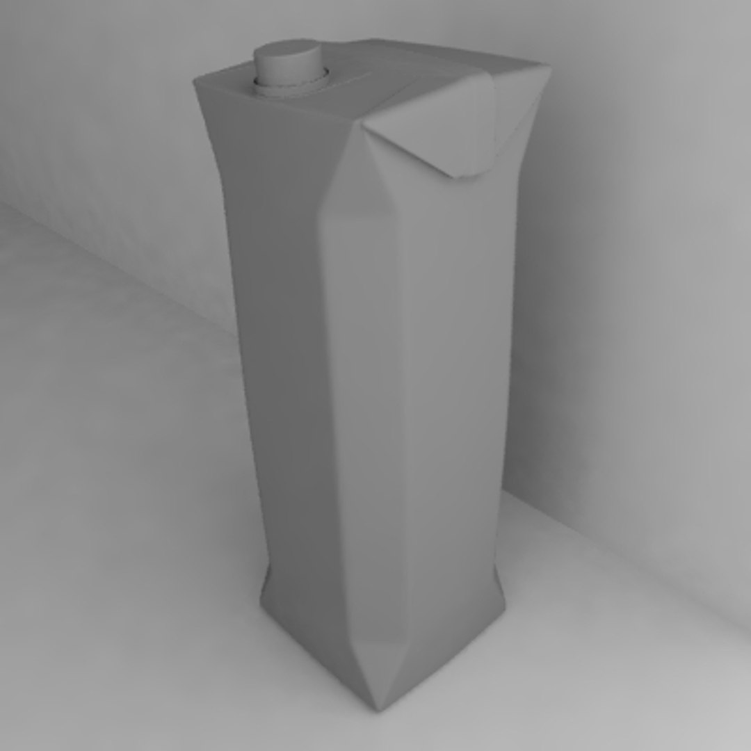 3d Beverage Box Model