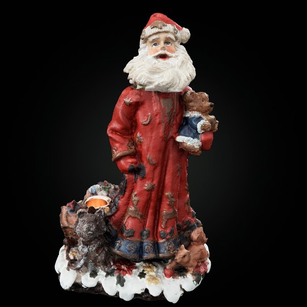 modelo 3d Papá Noel PBR versión A - TurboSquid 1325108