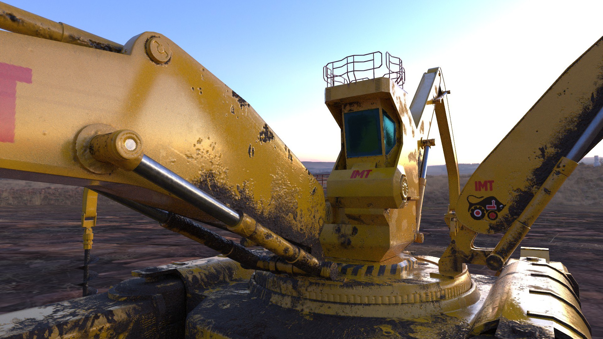 Futuristic Construction Machine 3D - TurboSquid 1369943