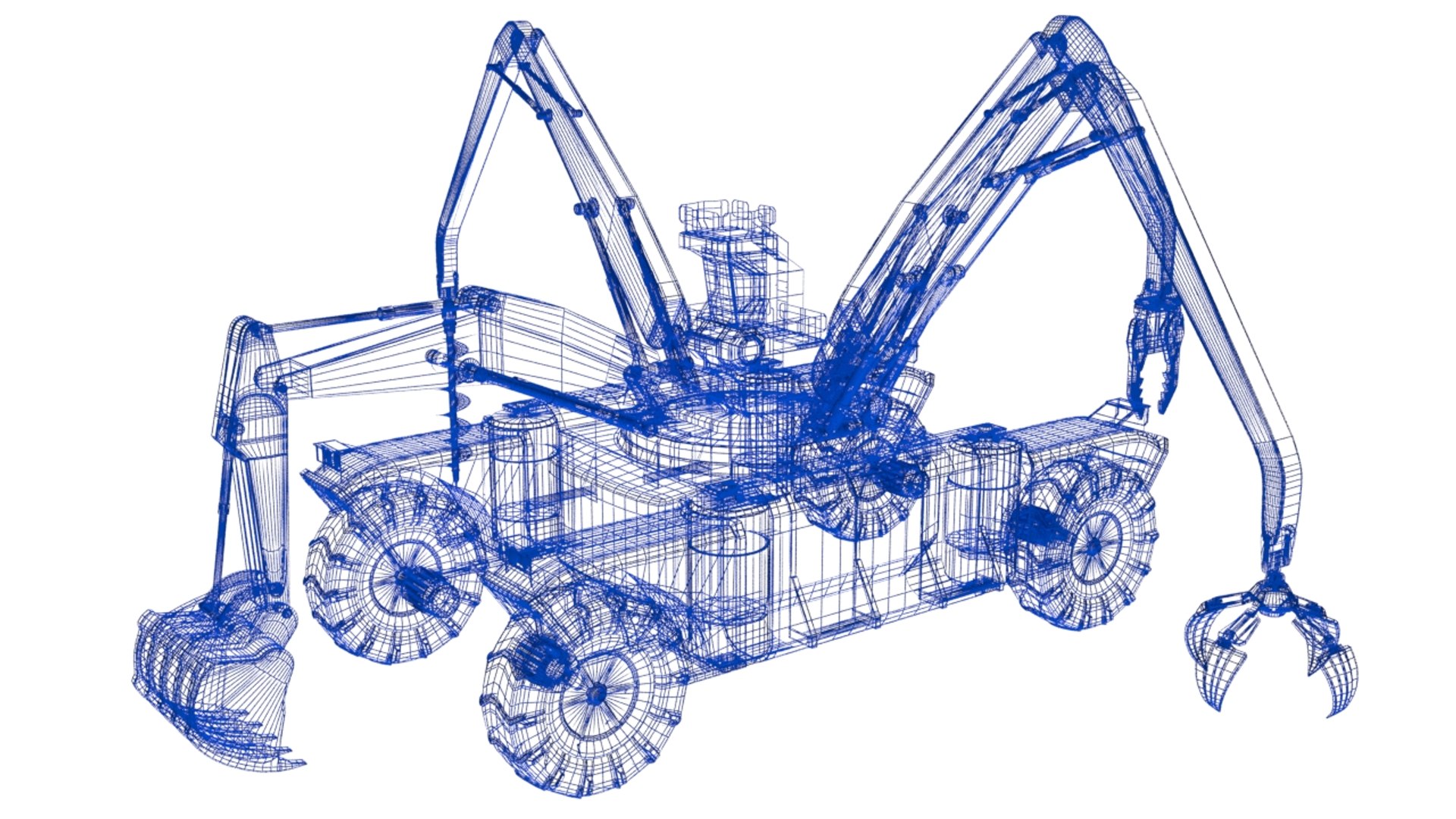 Futuristic Construction Machine 3D - TurboSquid 1369943