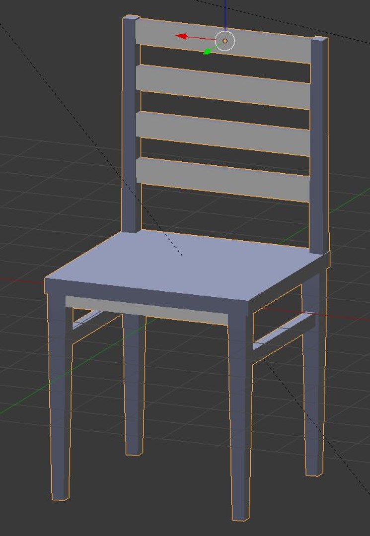 3d Model Simple Chair