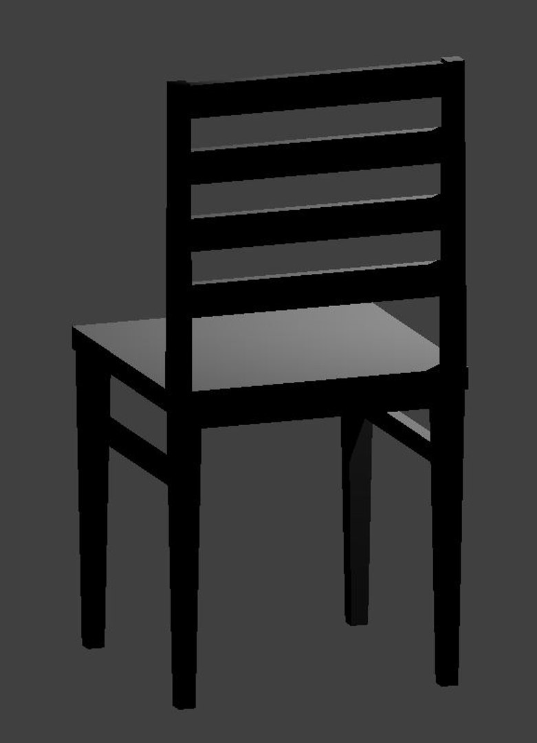3d Model Simple Chair