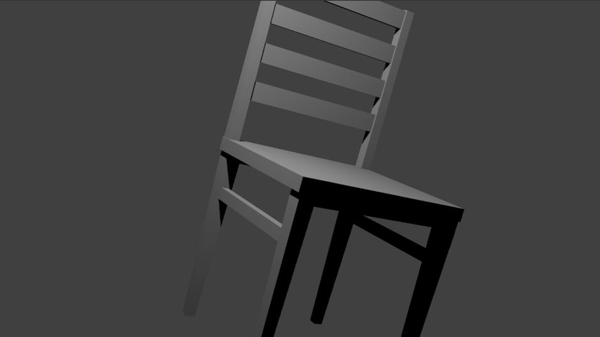 3d Model Simple Chair