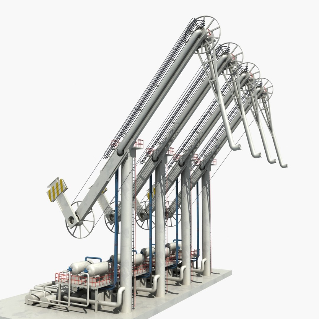 3D Lng Loading Arm 01 - TurboSquid 1431074