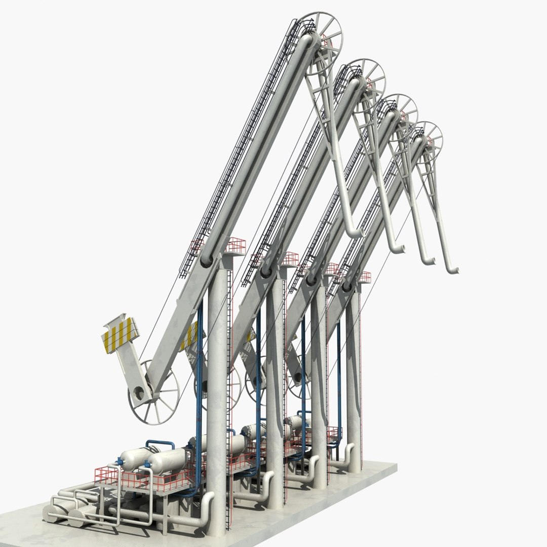 3D Lng Loading Arm 01 - TurboSquid 1431074