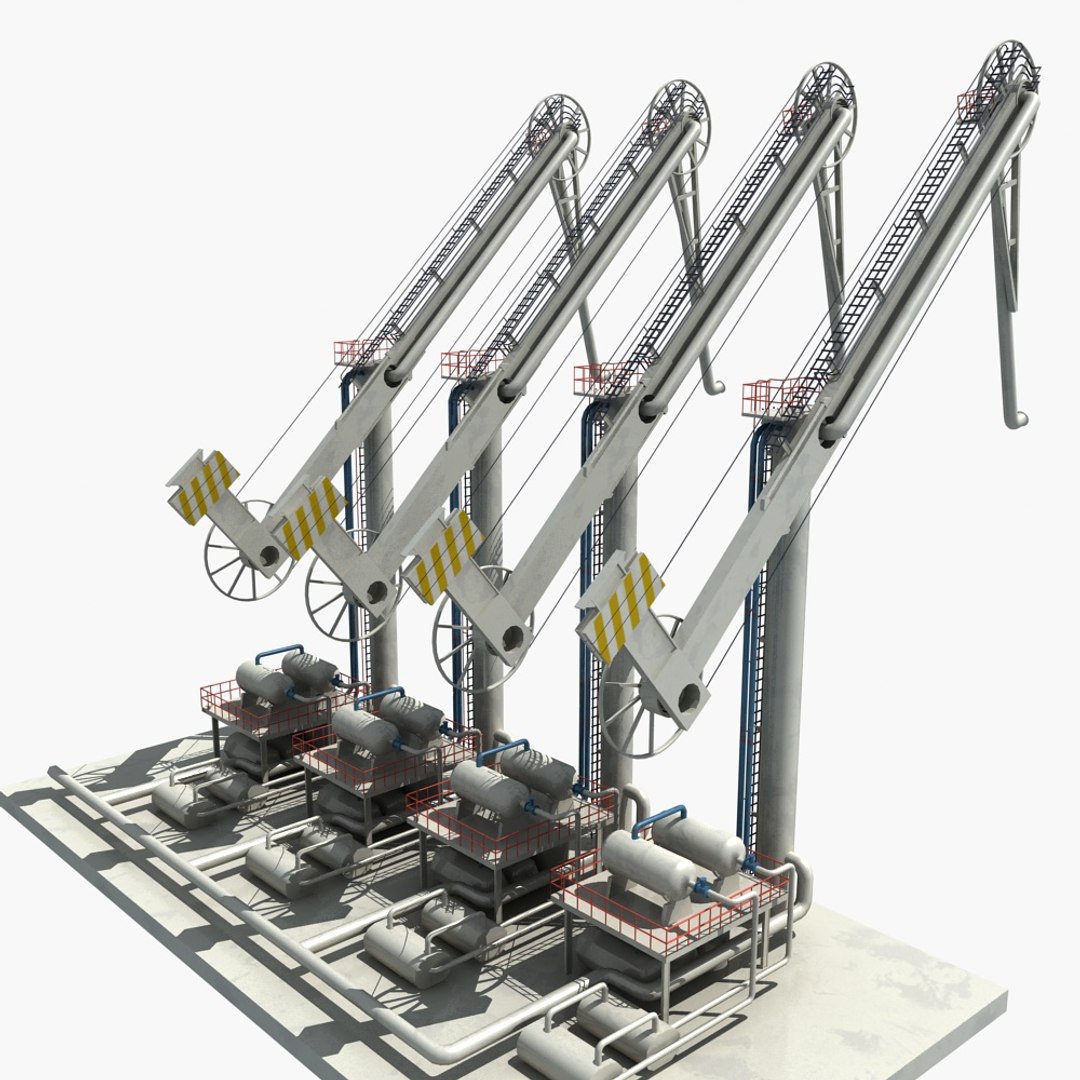 3D Lng Loading Arm 01 - TurboSquid 1431074