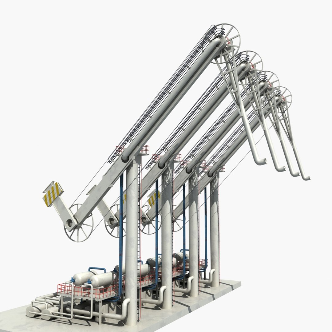 3D Lng Loading Arm 01 - TurboSquid 1431074