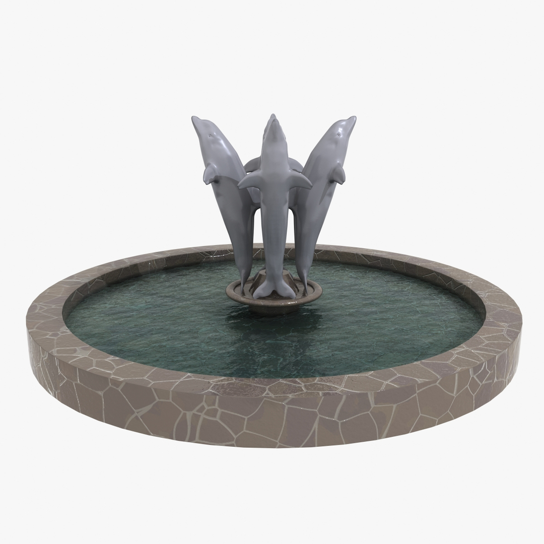 3d model fountain