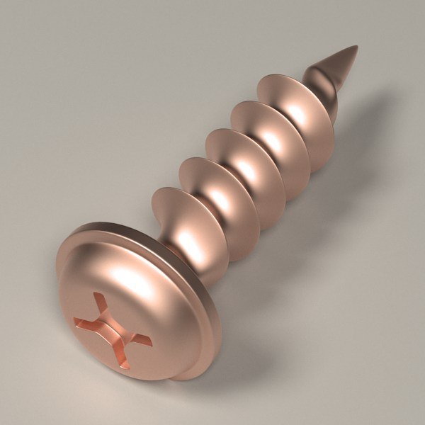 3D 3D Studio screw deck wood