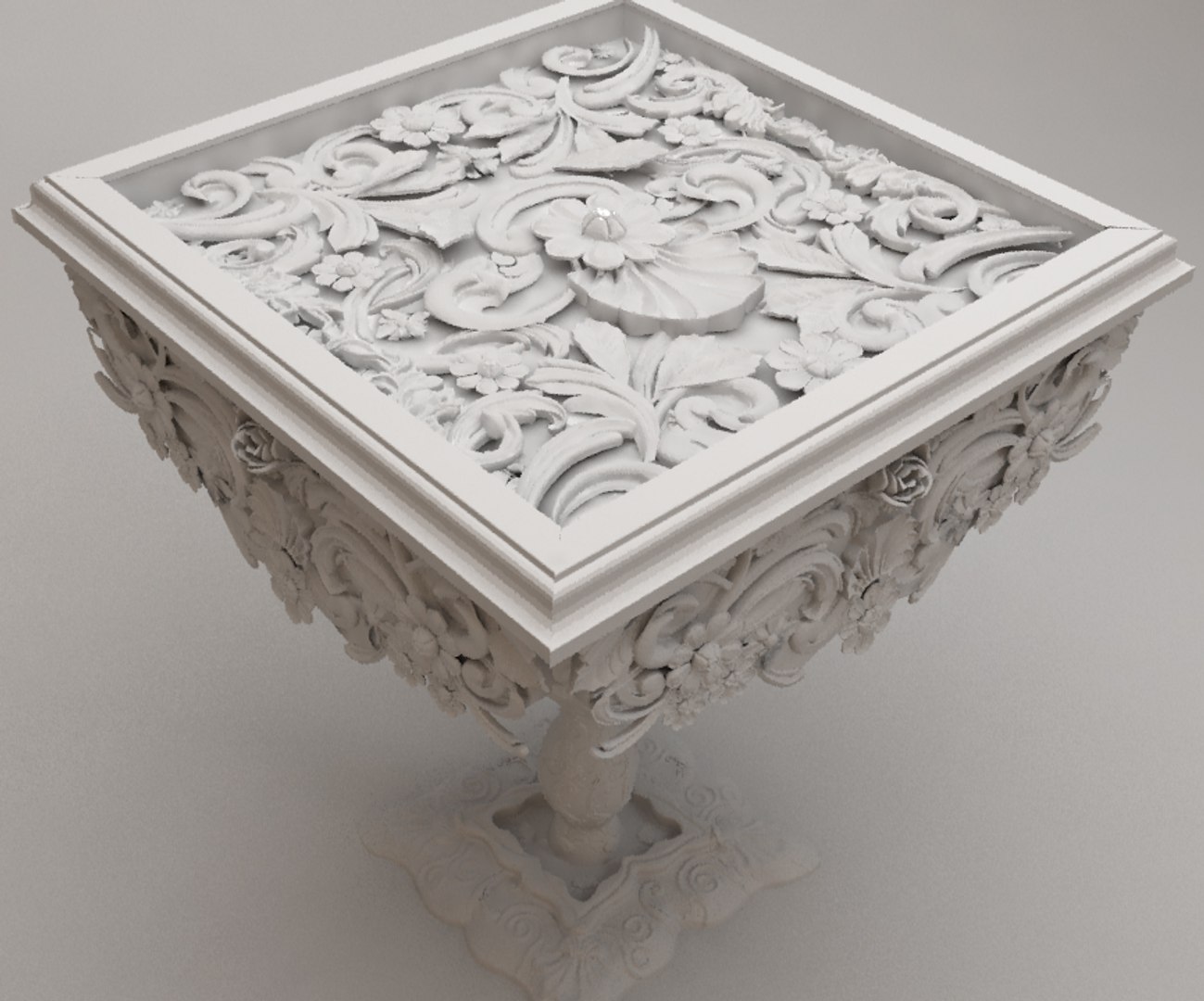 3d ornament table model