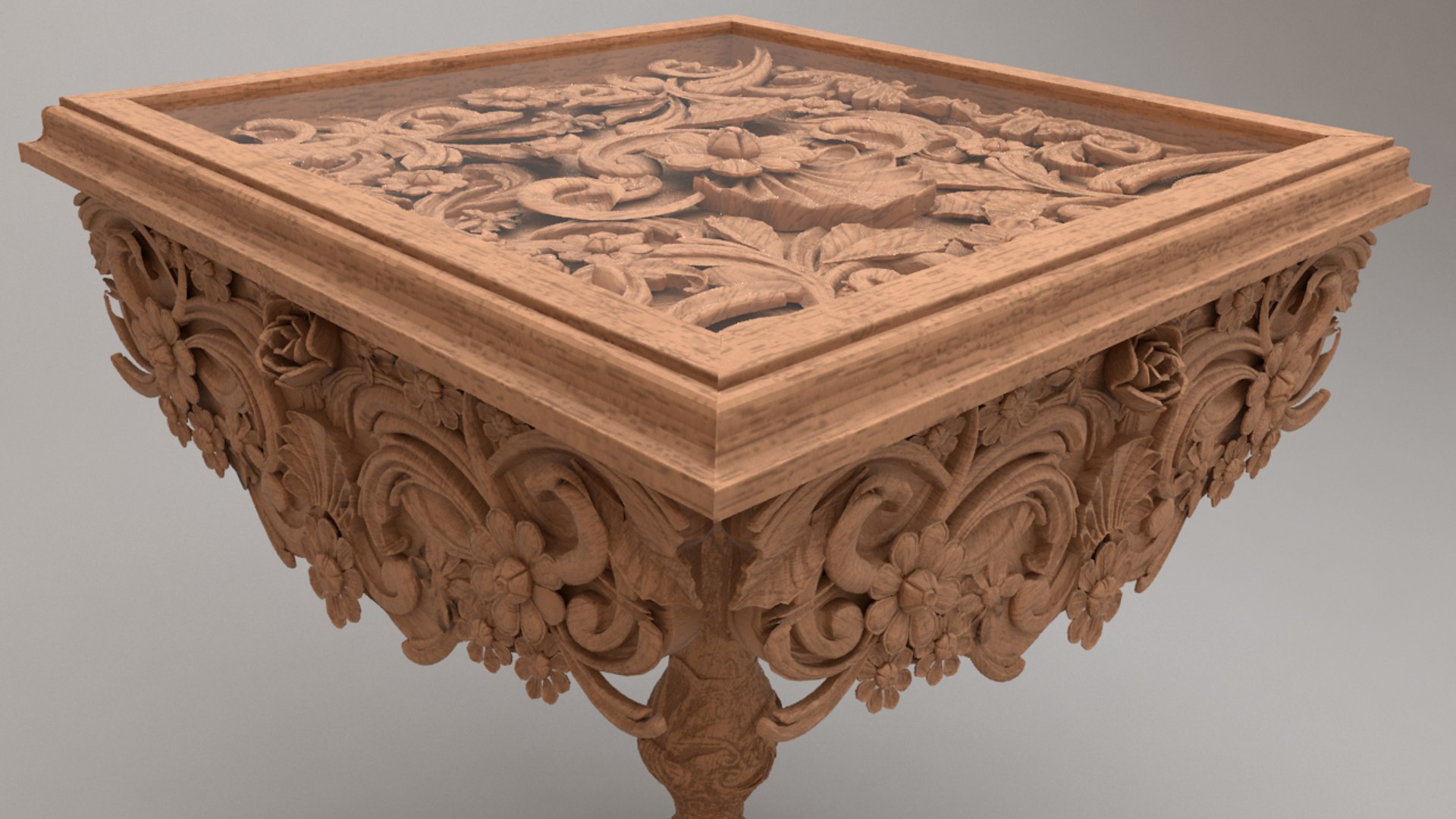 3d ornament table model