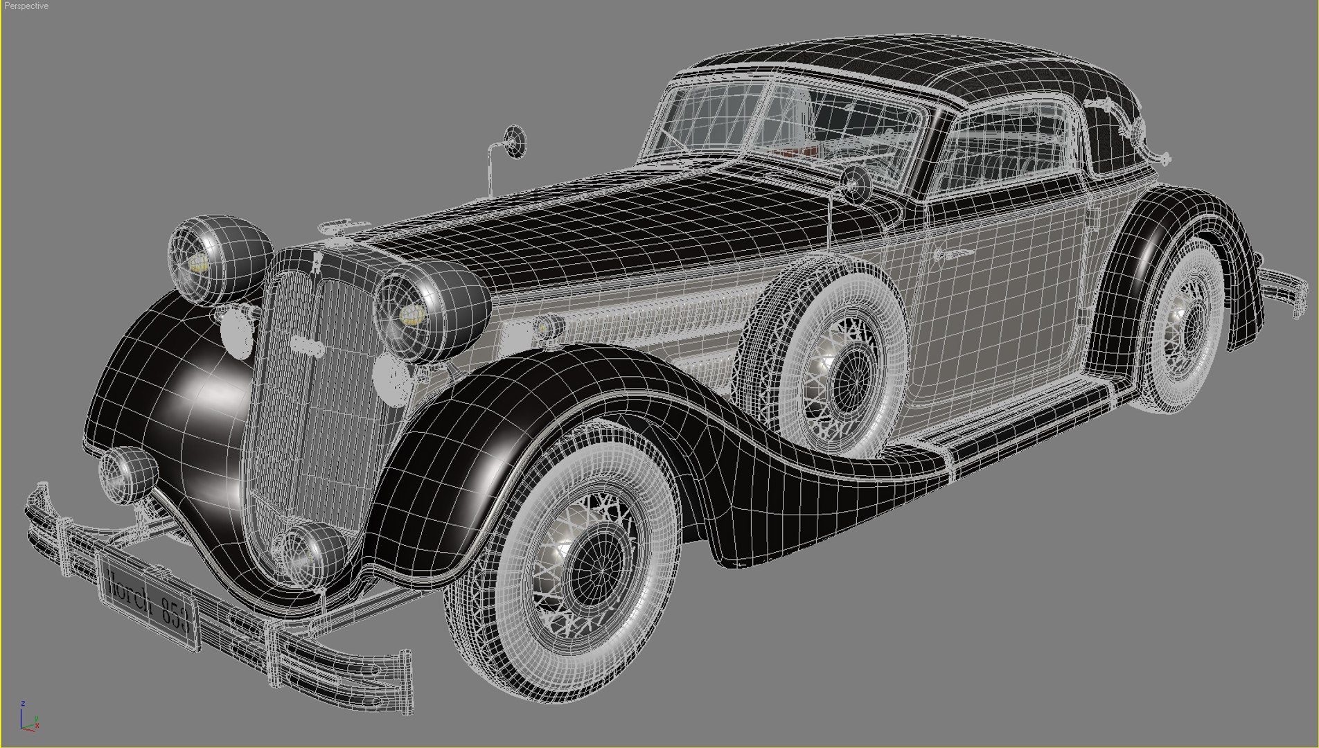 3d model horch 853