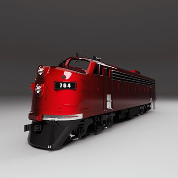 3ds locomotive emd f7