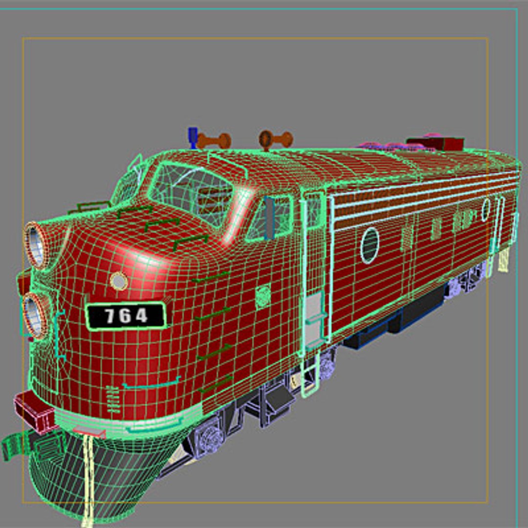 3ds Locomotive Emd F7