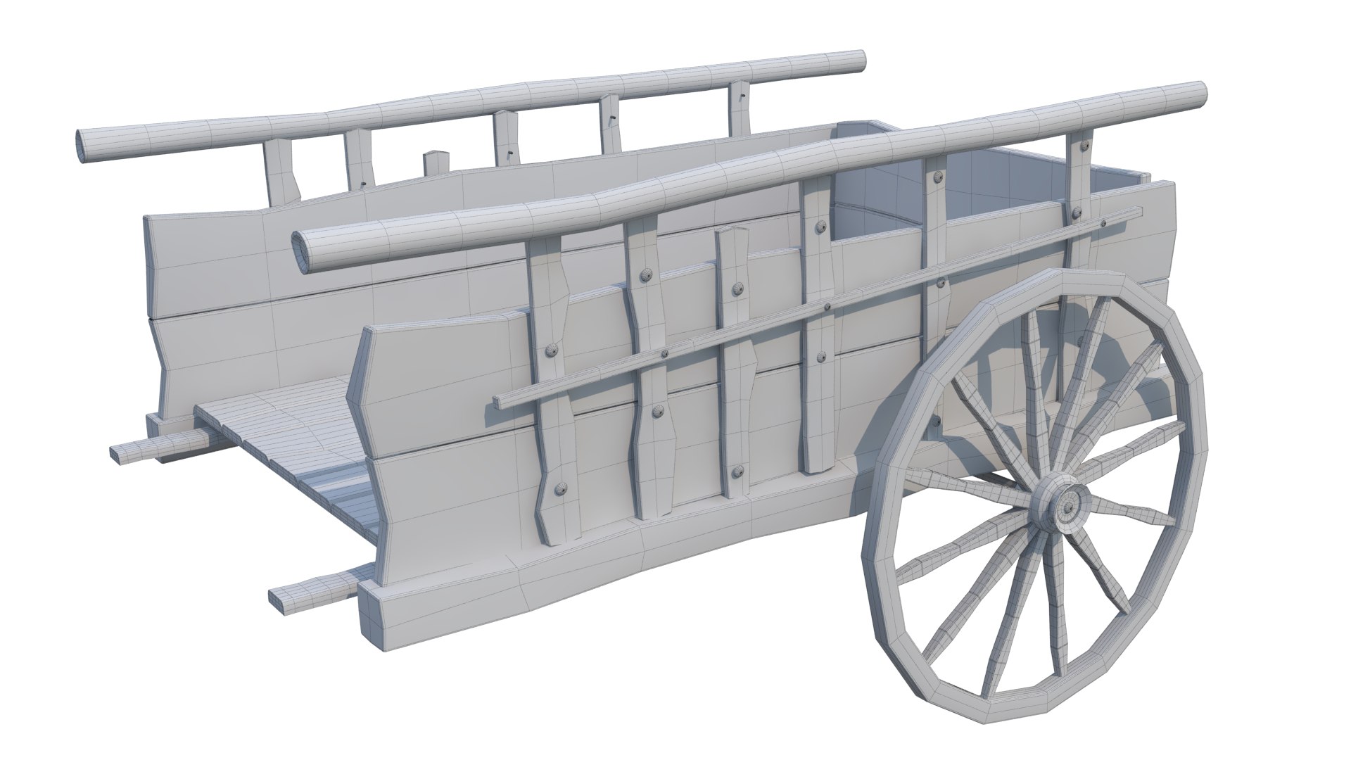 3D tumbrel - TurboSquid 1367931