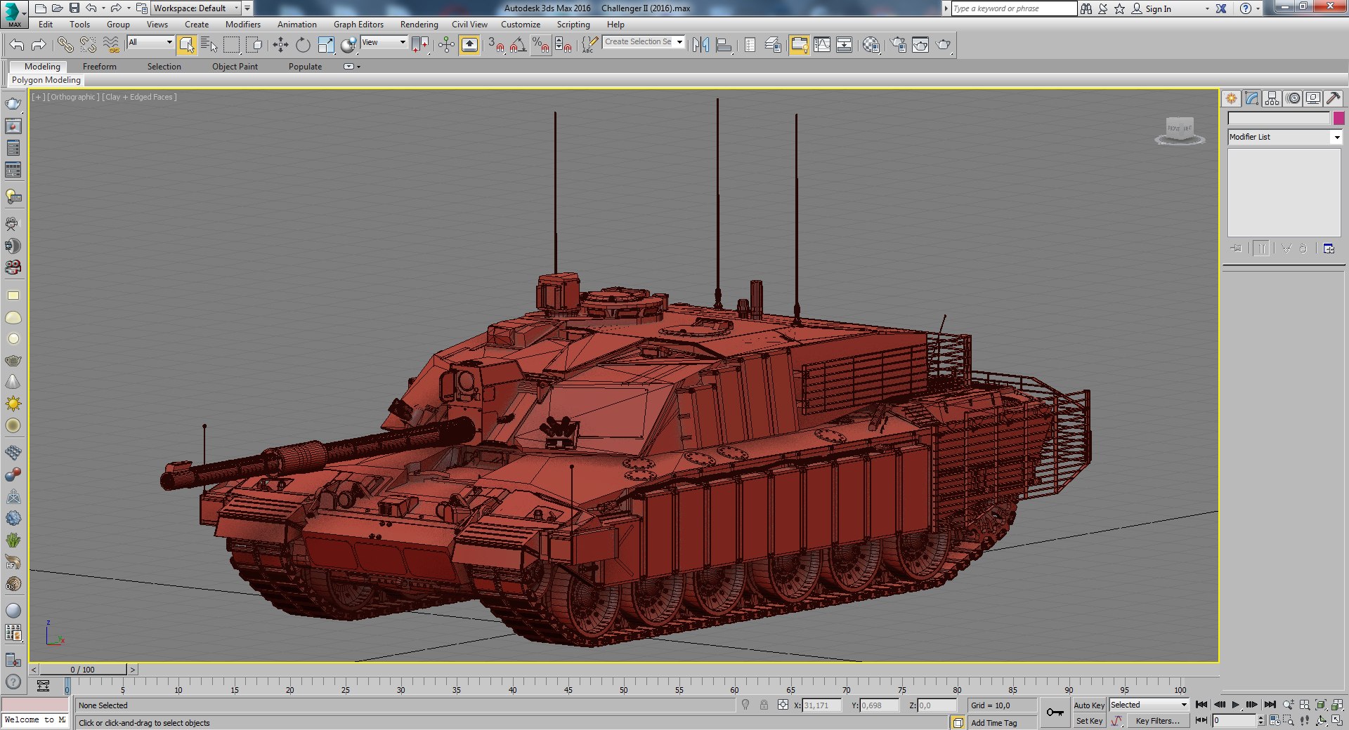 Max Challenger 2 Mbt Tank
