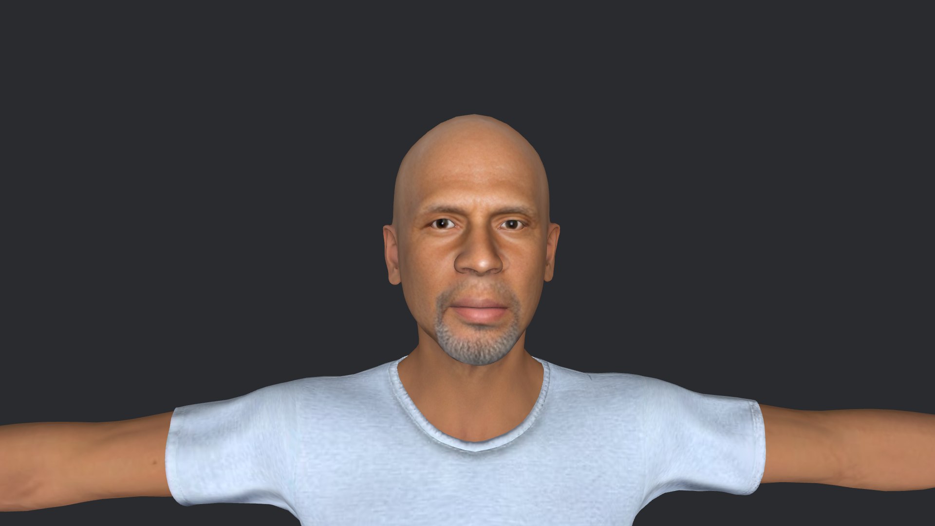 Kareem Abdul-Jabbar Hyper Realistic Full Body Fully Rigged Character ...