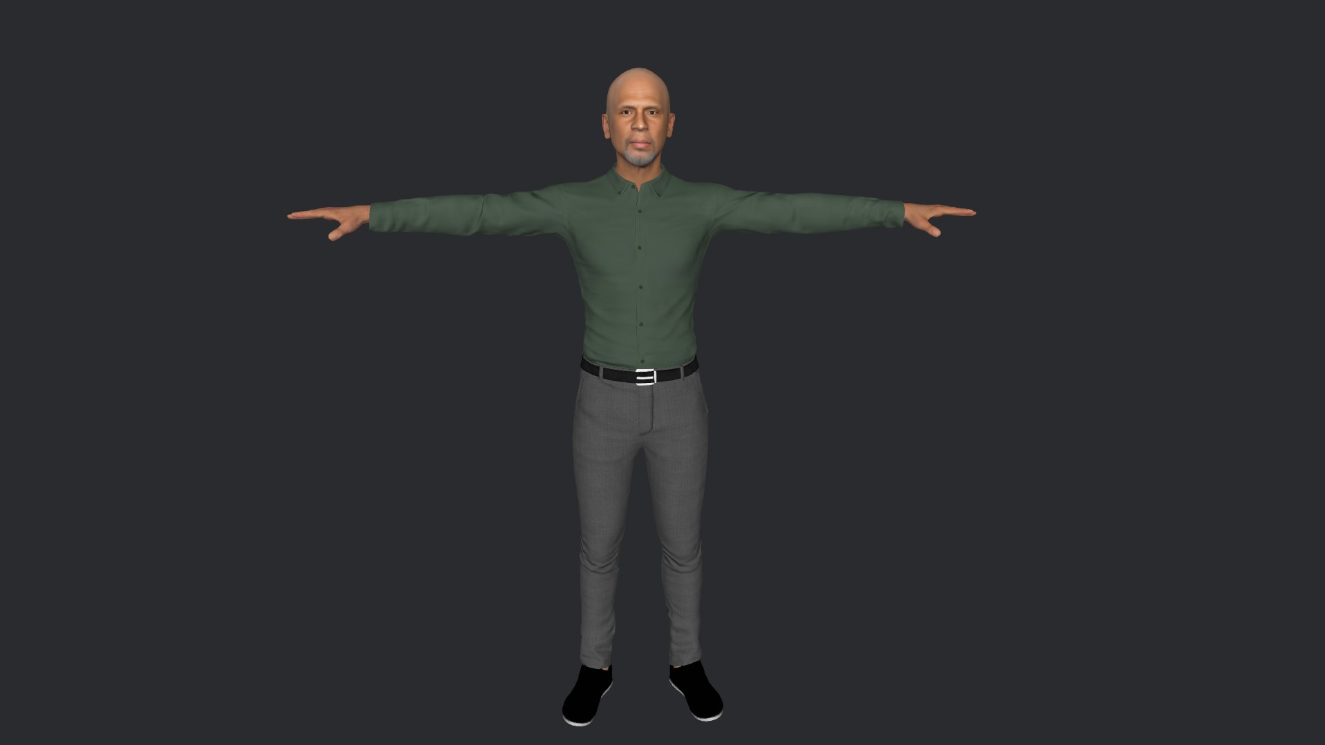 Kareem Abdul-Jabbar Hyper Realistic Full Body Fully Rigged Character ...