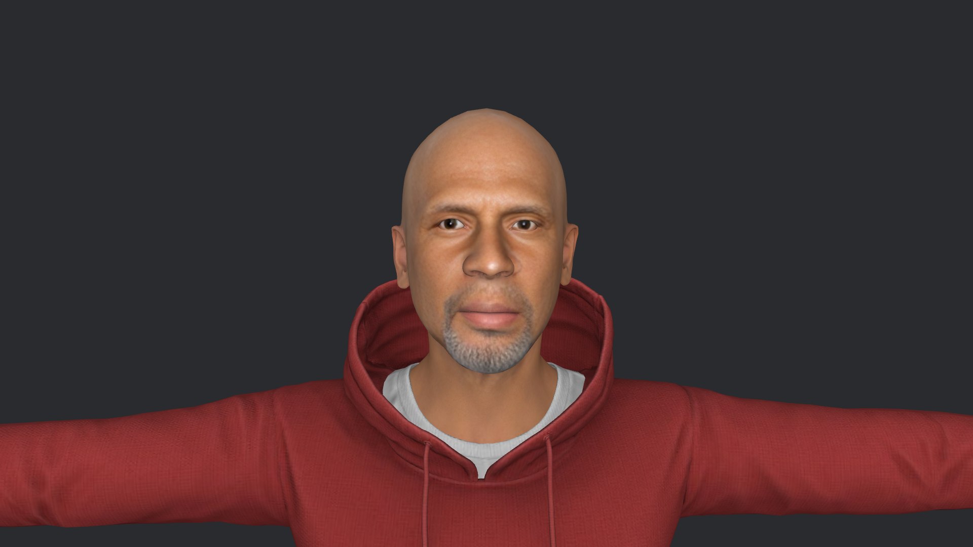 Kareem Abdul-Jabbar Hyper Realistic Full Body Fully Rigged Character ...