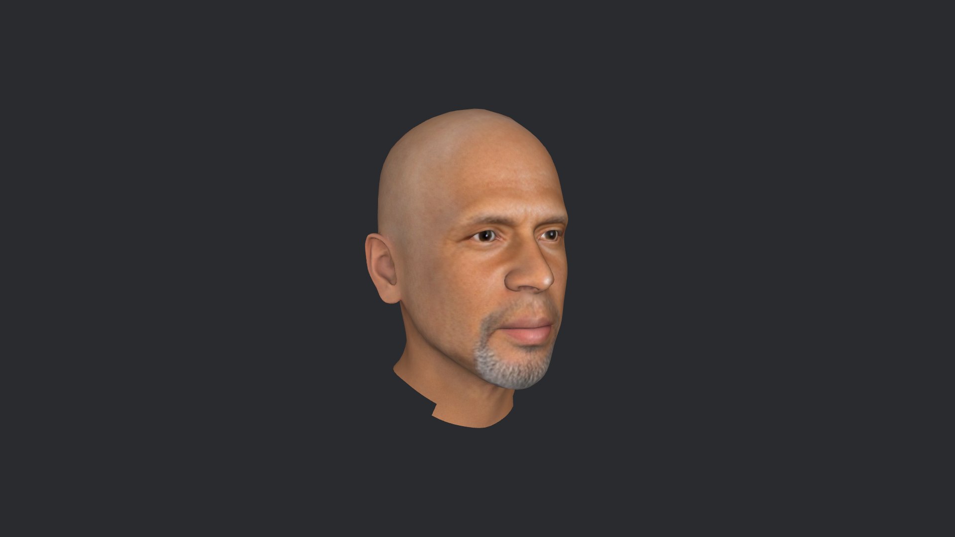 Kareem Abdul-Jabbar Hyper Realistic Full Body Fully Rigged Character ...