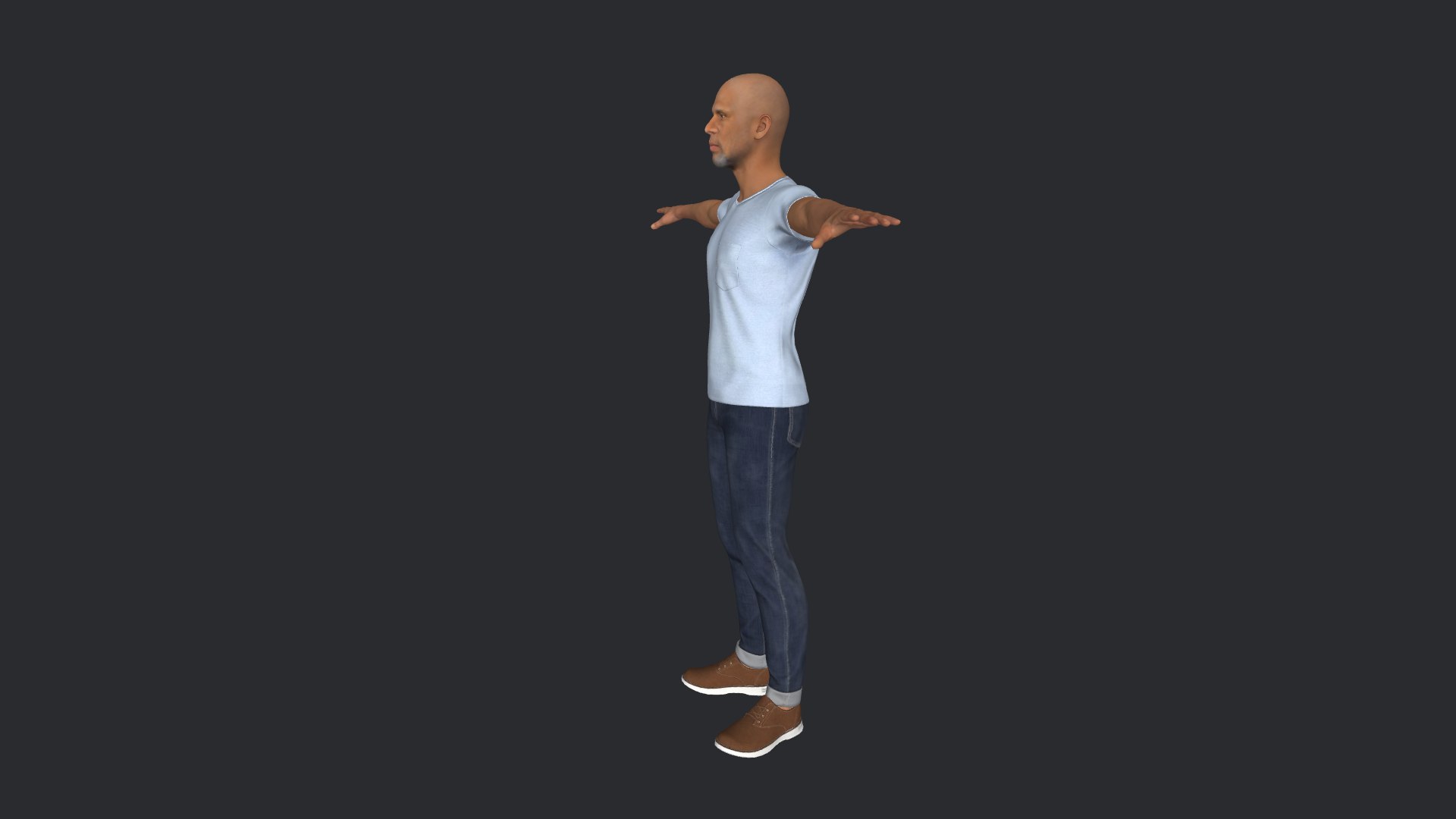 Kareem Abdul-Jabbar Hyper Realistic Full Body Fully Rigged Character ...