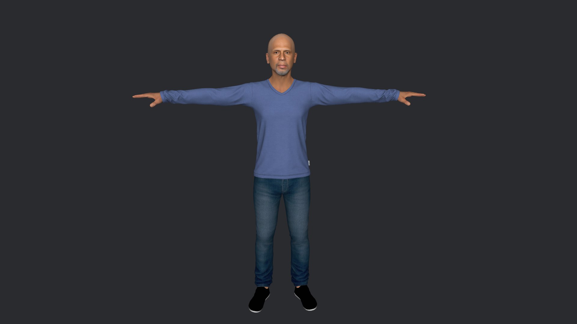 Kareem Abdul-Jabbar Hyper Realistic Full Body Fully Rigged Character ...