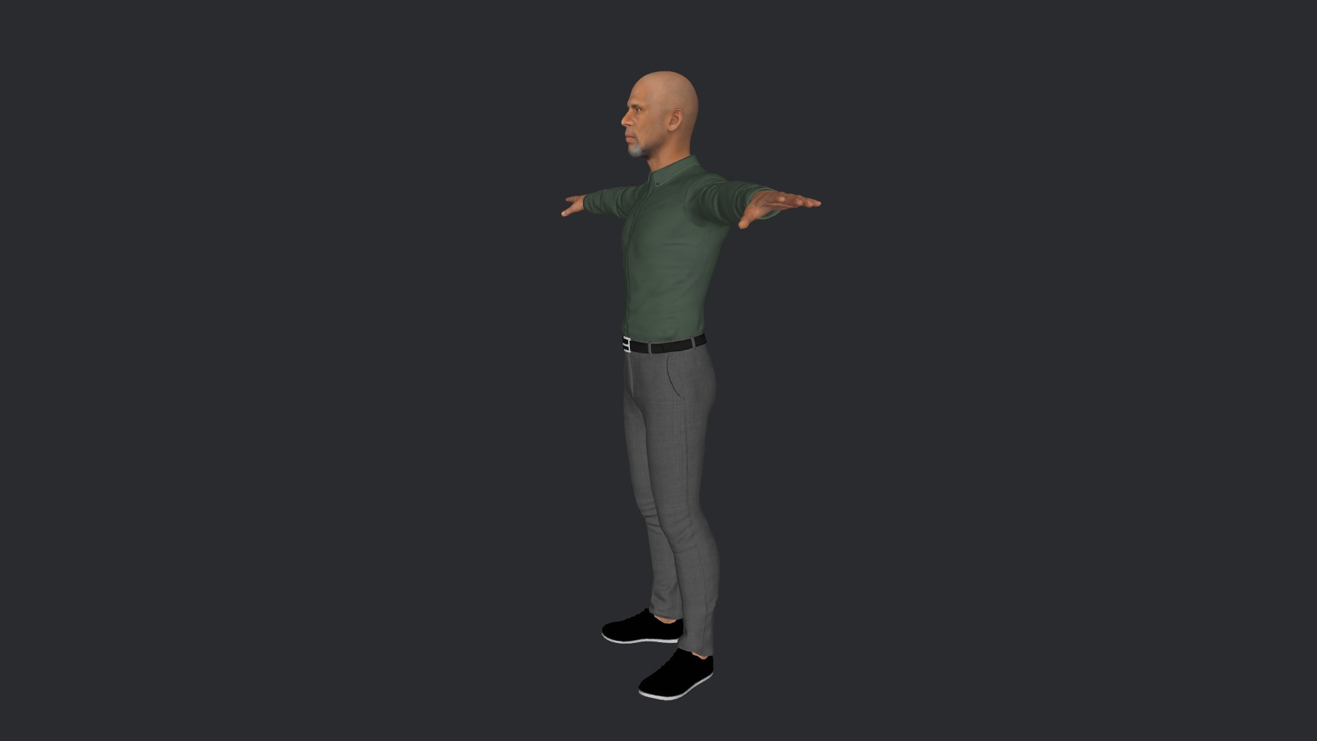 Kareem Abdul-Jabbar Hyper Realistic Full Body Fully Rigged Character ...
