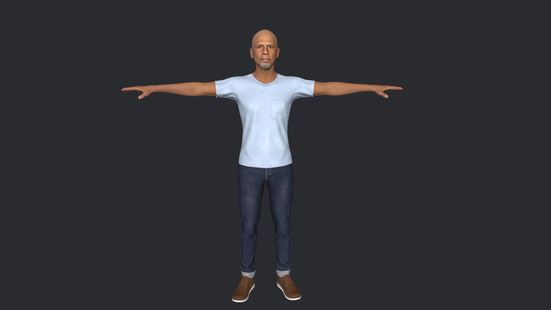 Kareem Abdul-Jabbar Hyper Realistic Full Body Fully Rigged Character ...
