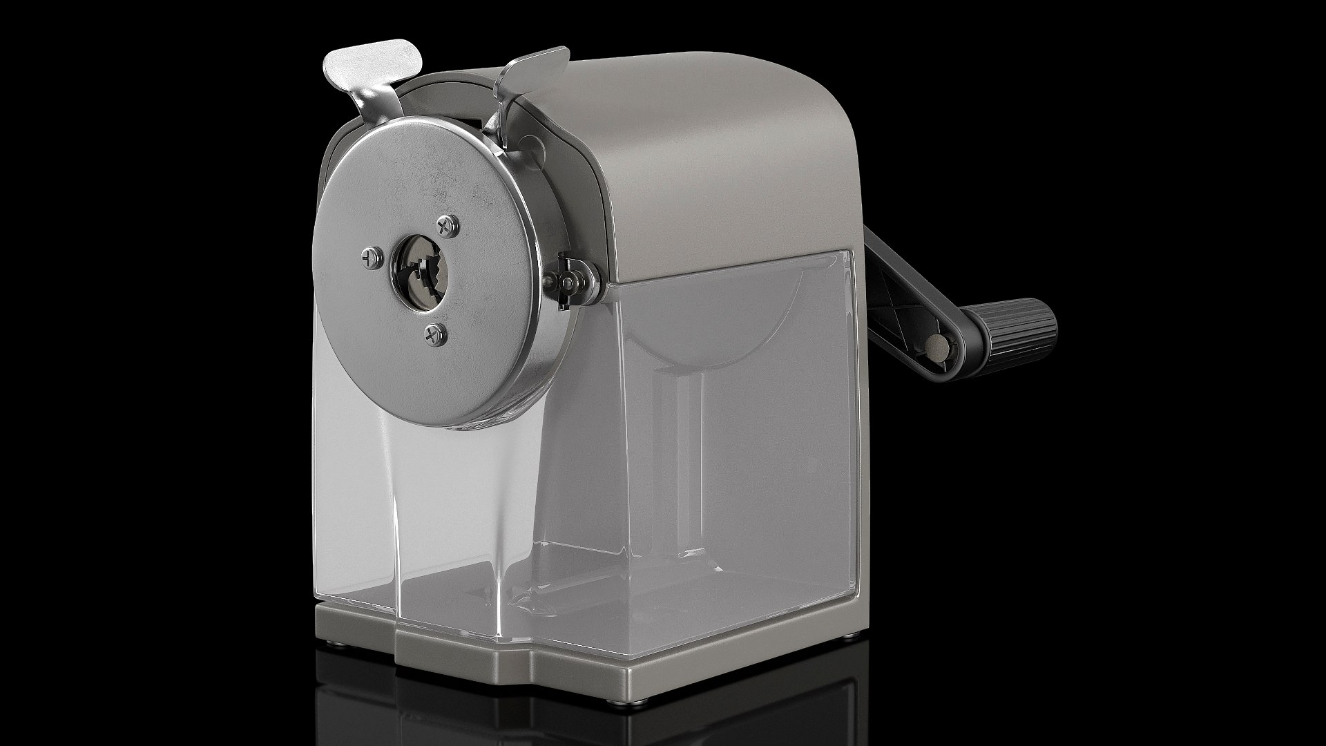 Hand Crank Pencil Sharpener Model - TurboSquid 1670577