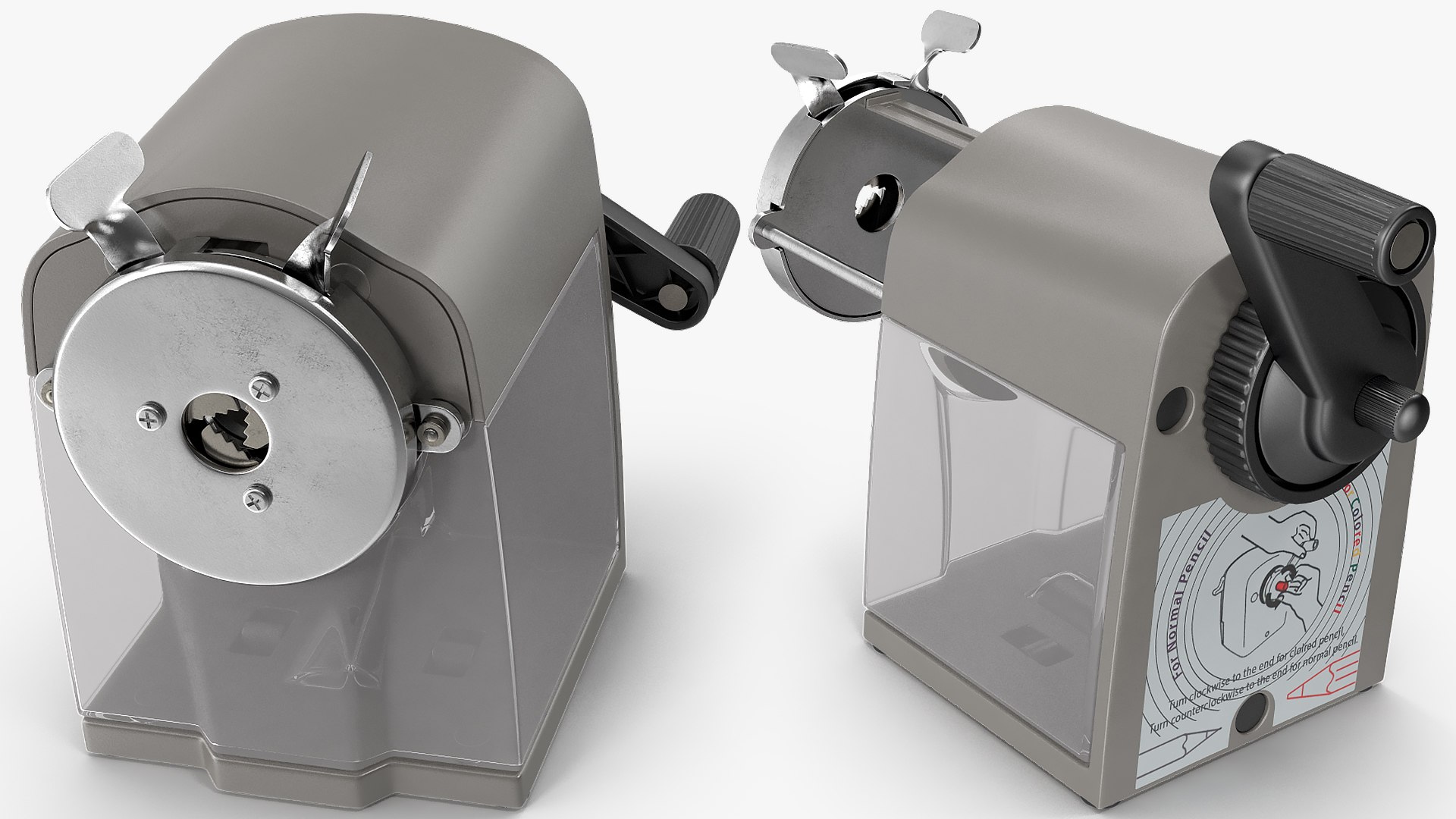 Hand Crank Pencil Sharpener Model - TurboSquid 1670577