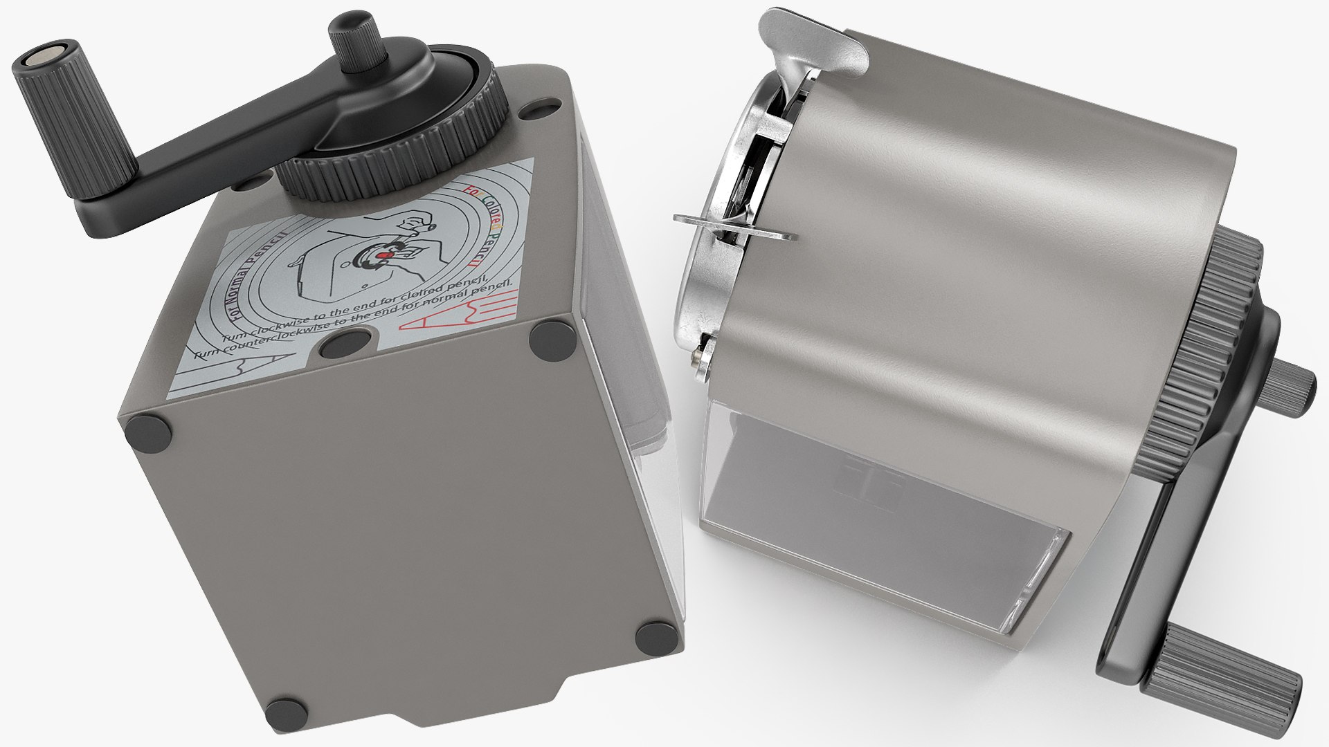 Hand Crank Pencil Sharpener Model - TurboSquid 1670577