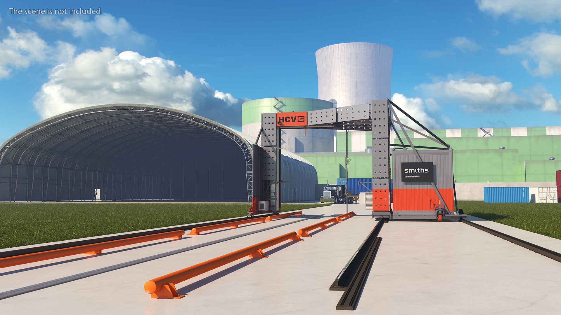 Detection Freight Scanner Hcvg 3D Model - TurboSquid 1710068