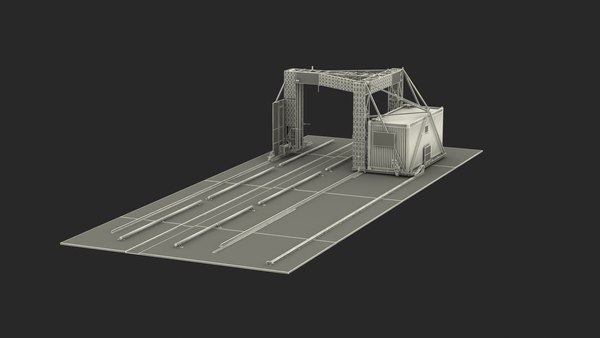 Detection freight scanner hcvg 3D model - TurboSquid 1710068