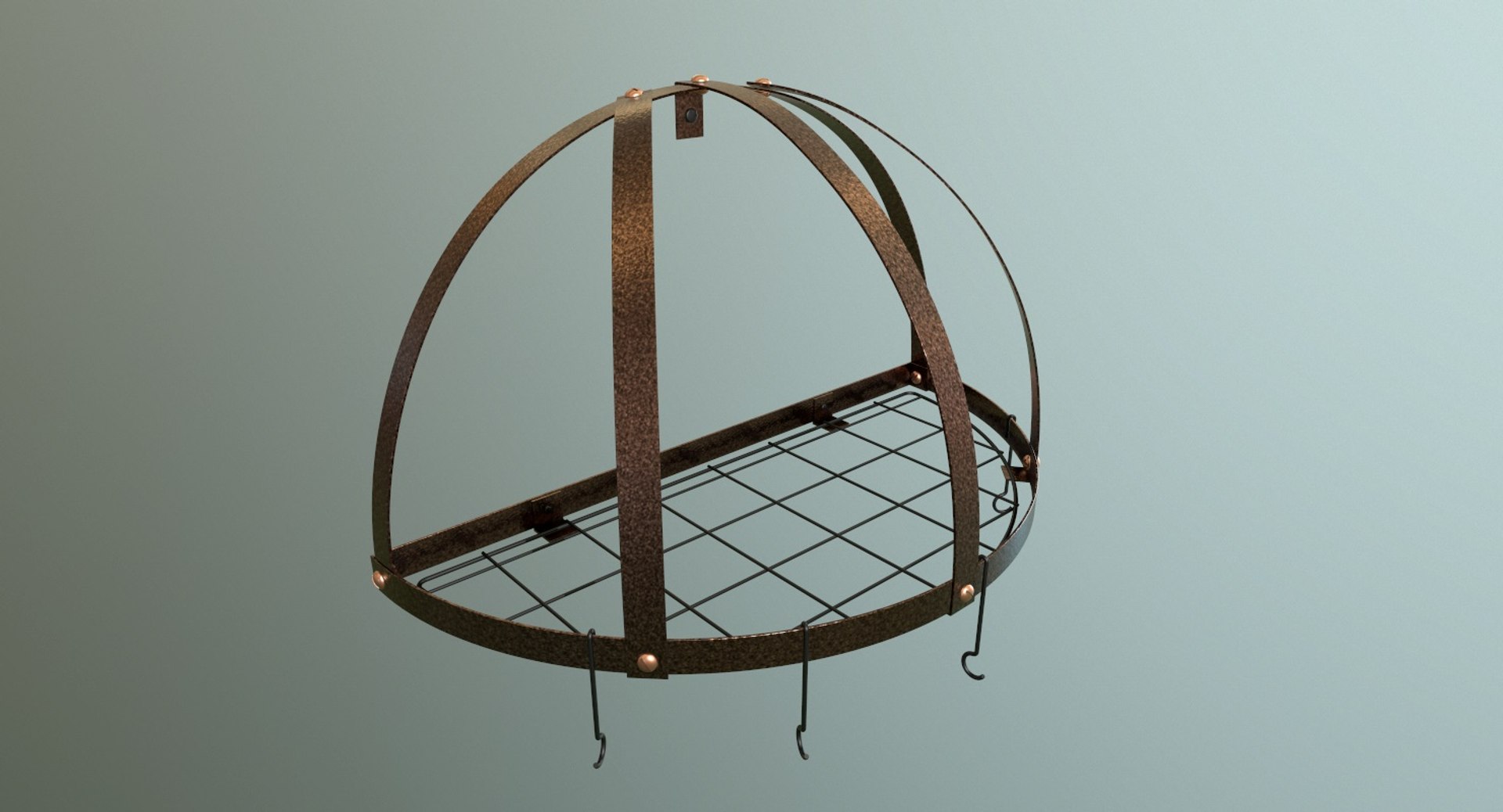 3D Dome Pot Rack Model | 1144476 | TurboSquid