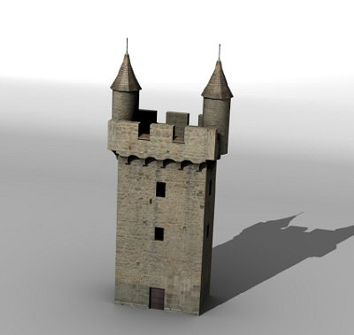 medieval tower 3ds
