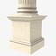 Antique Columns 3d Model